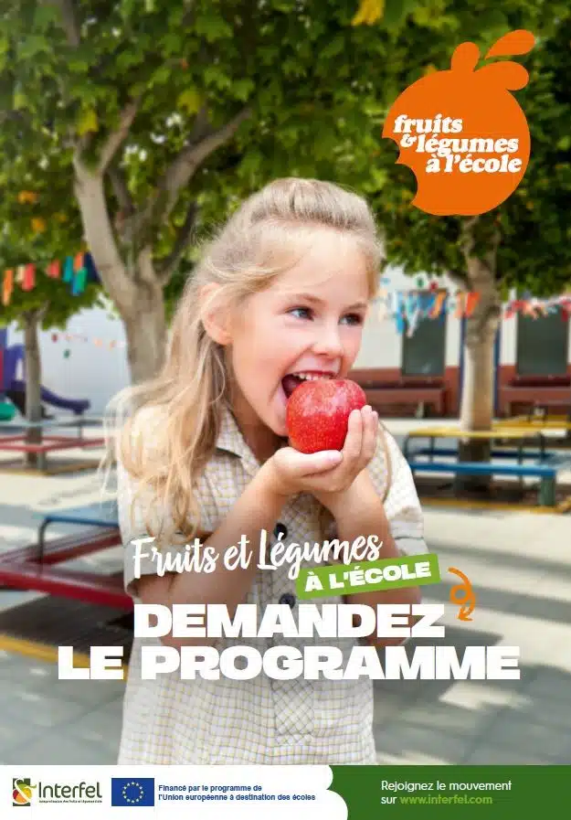 Interfel soutient le programme « Fruits et Légumes à l’école » - Interfel