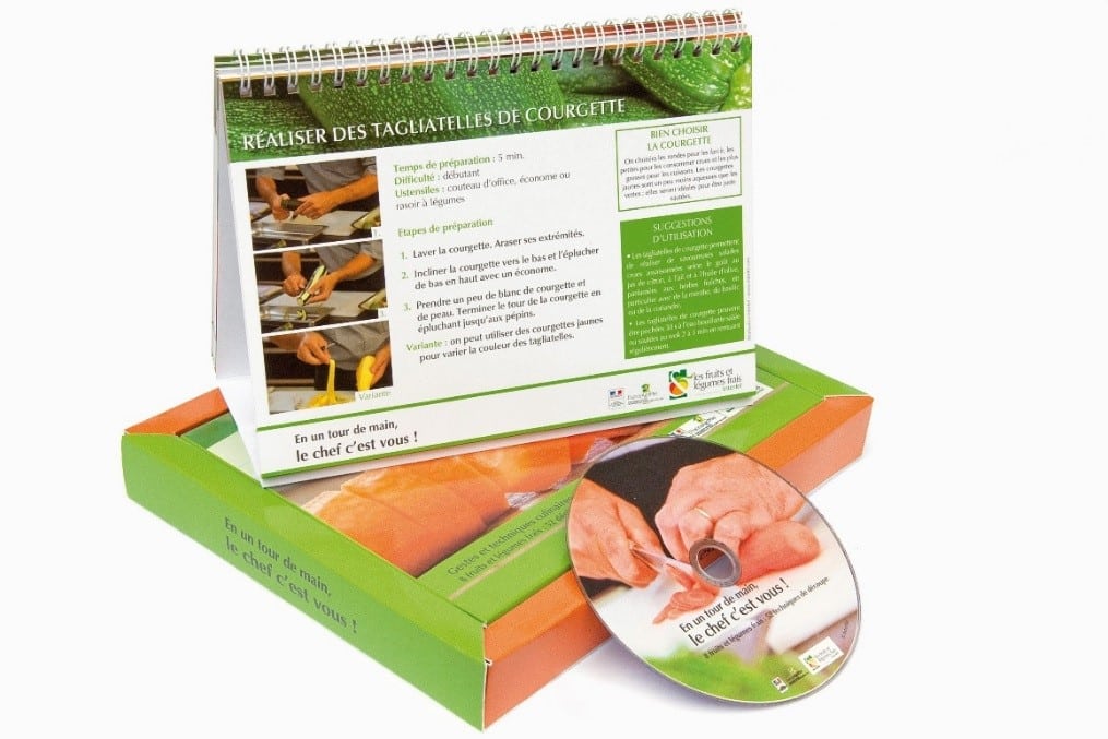 Supports pédagogiques autour des gestes « En un tour de main, le Chef c ...